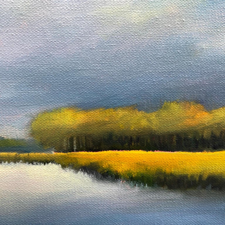 Nancy Hughes Miller - Moonlight Marsh, Oil Painting For Sale at 1stDibs