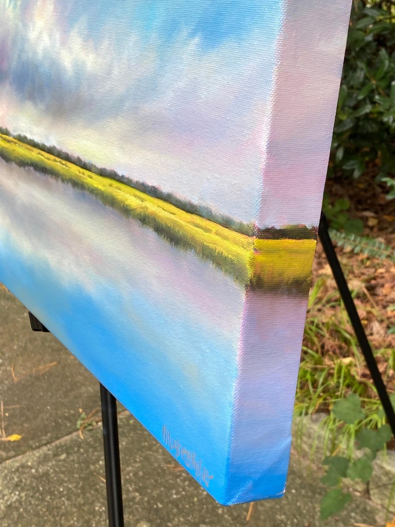 Nancy Hughes Miller - Waterway Marsh Clouds, Oil Painting For Sale at ...