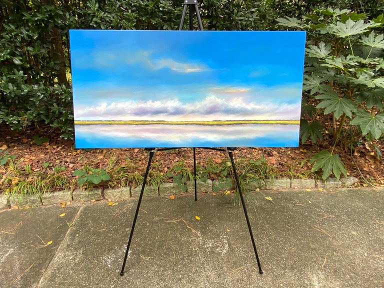Nancy Hughes Miller - Waterway Marsh Clouds, Oil Painting For Sale at ...