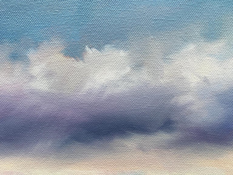 Nancy Hughes Miller - Waterway Marsh Clouds, Oil Painting For Sale at ...