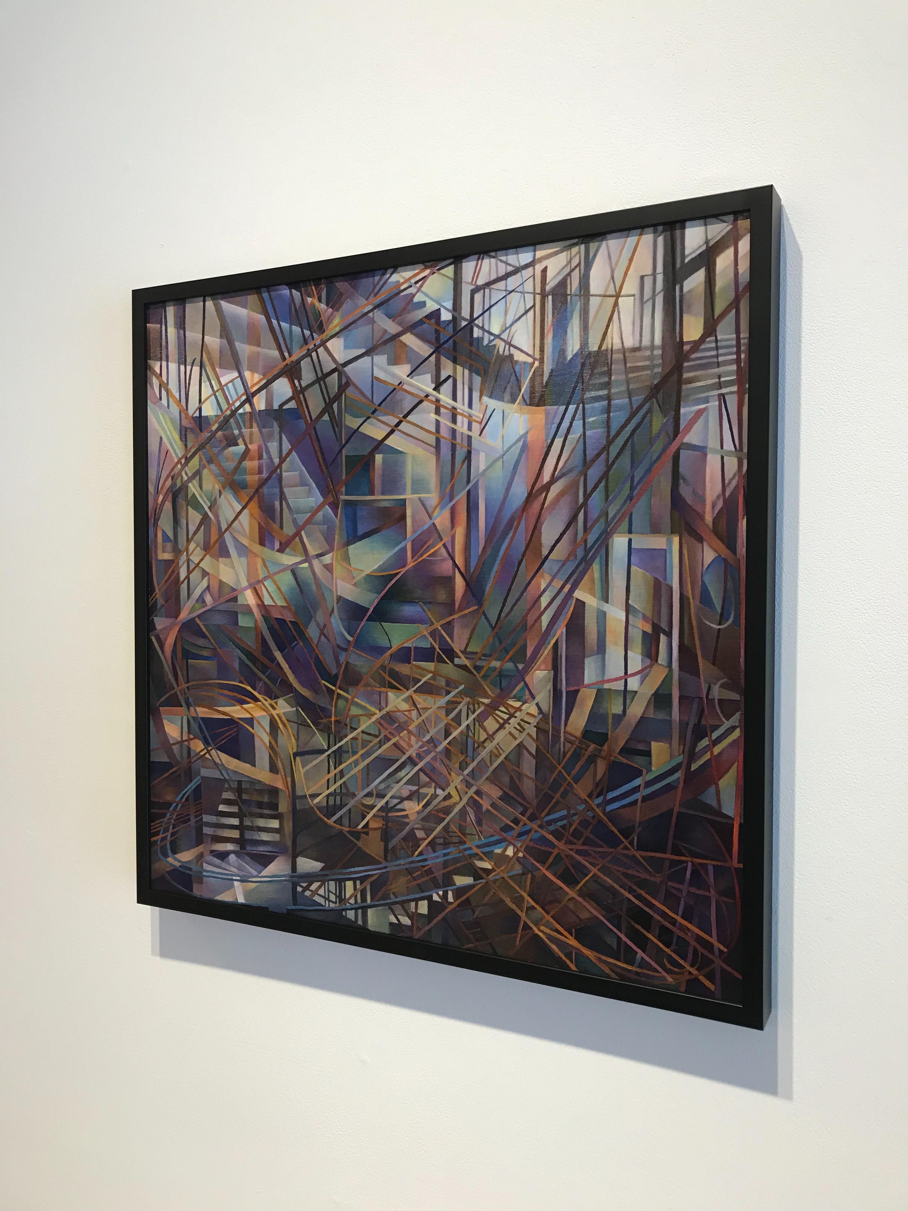Nancy Newman Rice - Contemporary Abstract Painting, Oil on Canvas ...