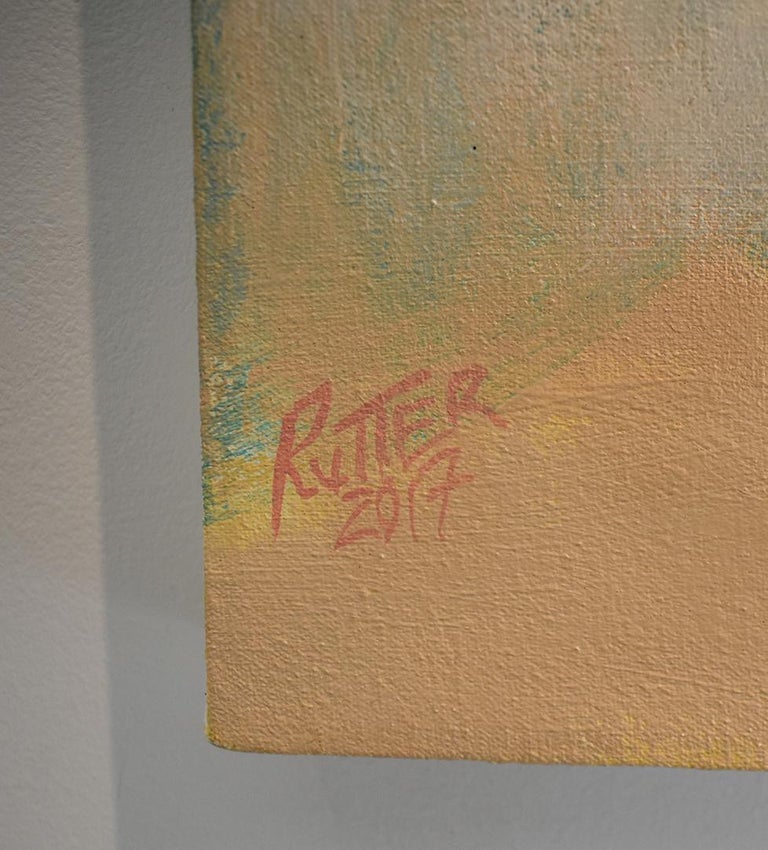 Nancy Rutter - Overlook Hill (Large Colorful Abstract Landscape in ...