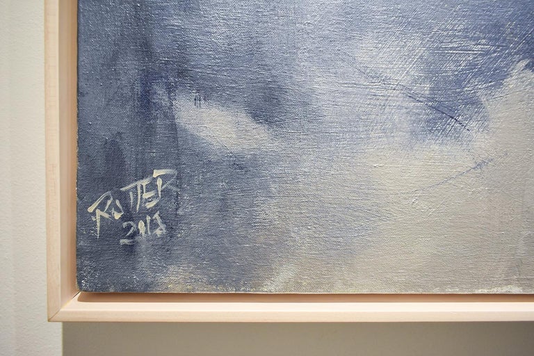 Nancy Rutter - Silver Marsh (Contemporary Abstracted Landscape Painting ...