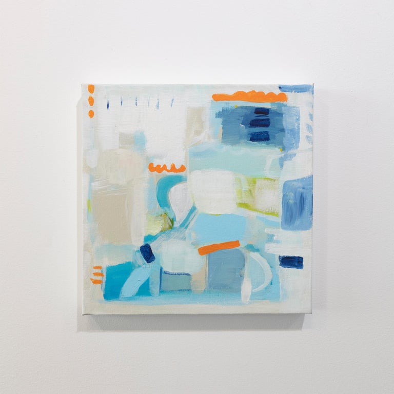 Nancy Sharpe - "Blue Skies" Abstract Painting For Sale at 1stDibs