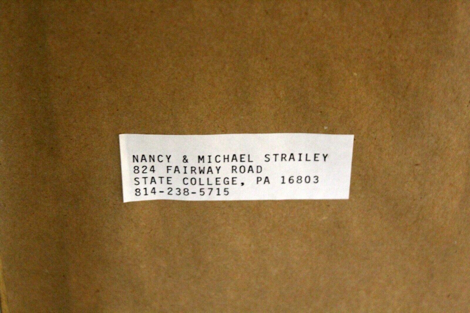 Nancy Strailey Flamingo Colored Pencil Drawing on Parchment Paper at ...