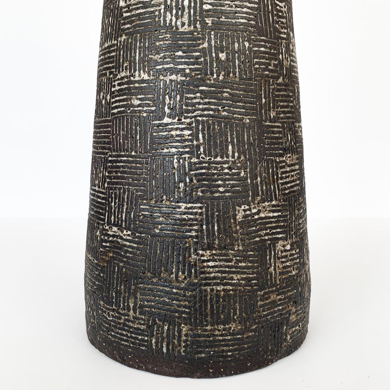 Nancy Wickham Textured Ceramic Table Lamp at 1stDibs