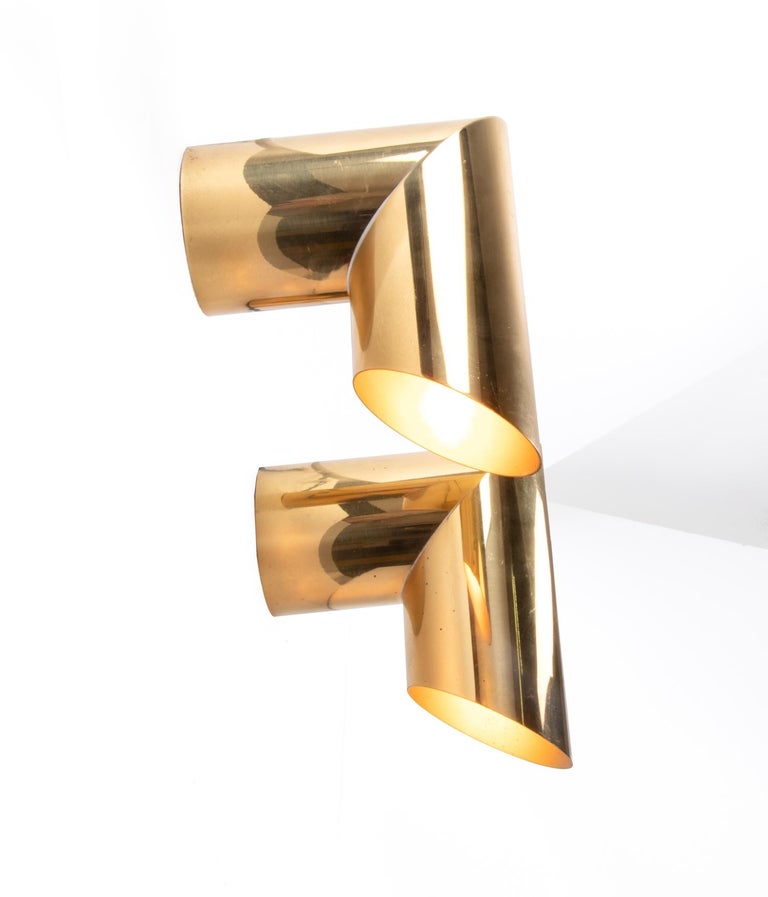 Pair of Nanda Vigo Brass Spotlights for Arredoluce, Italy, 1960s For ...
