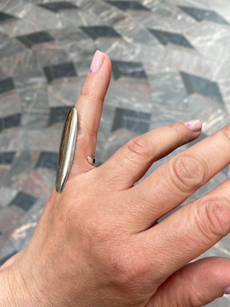 Nanna Ditzel for Georg Jensen Silver Ring, Denmark, Circa 1960 at 1stDibs