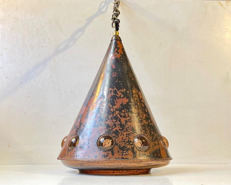Nanny Still-Mckinney Conical Brutalist Ceiling Pendant Lamp, 1960s For ...