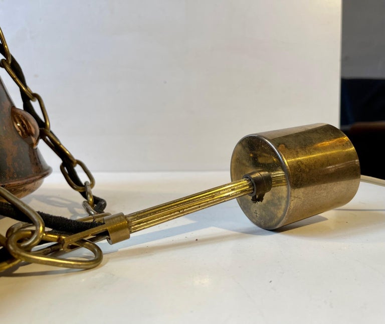 Nanny Still-Mckinney Conical Brutalist Ceiling Pendant Lamp, 1960s For ...