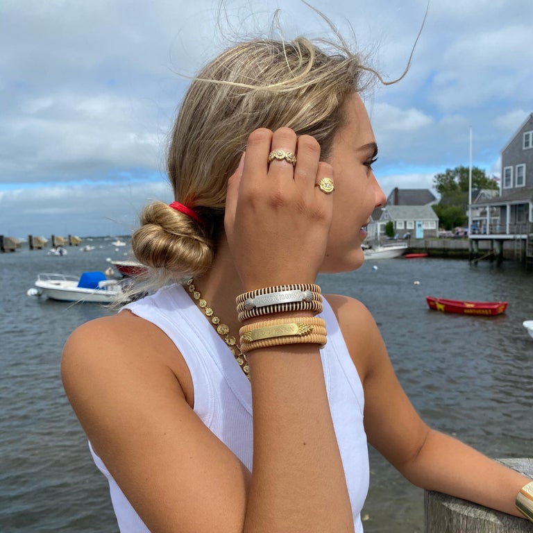 Susan Lister Locke Nantucket Basket Quarterboard Bracelet with Ivory ...