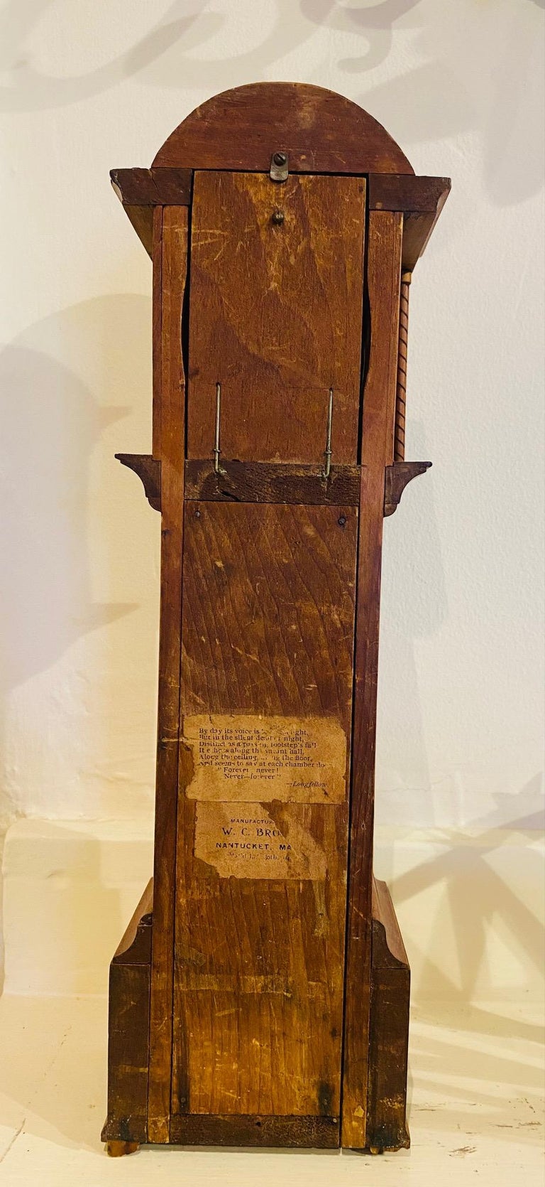 Nantucket Miniature Long Case Clock, circa 1894 For Sale at 1stDibs