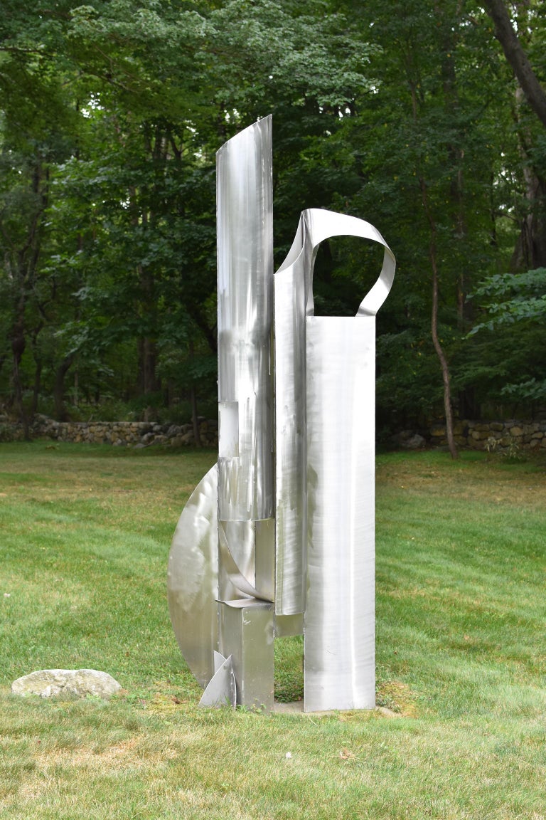 Naomi Press - White Night : large-scale steel sculpture For Sale at 1stDibs