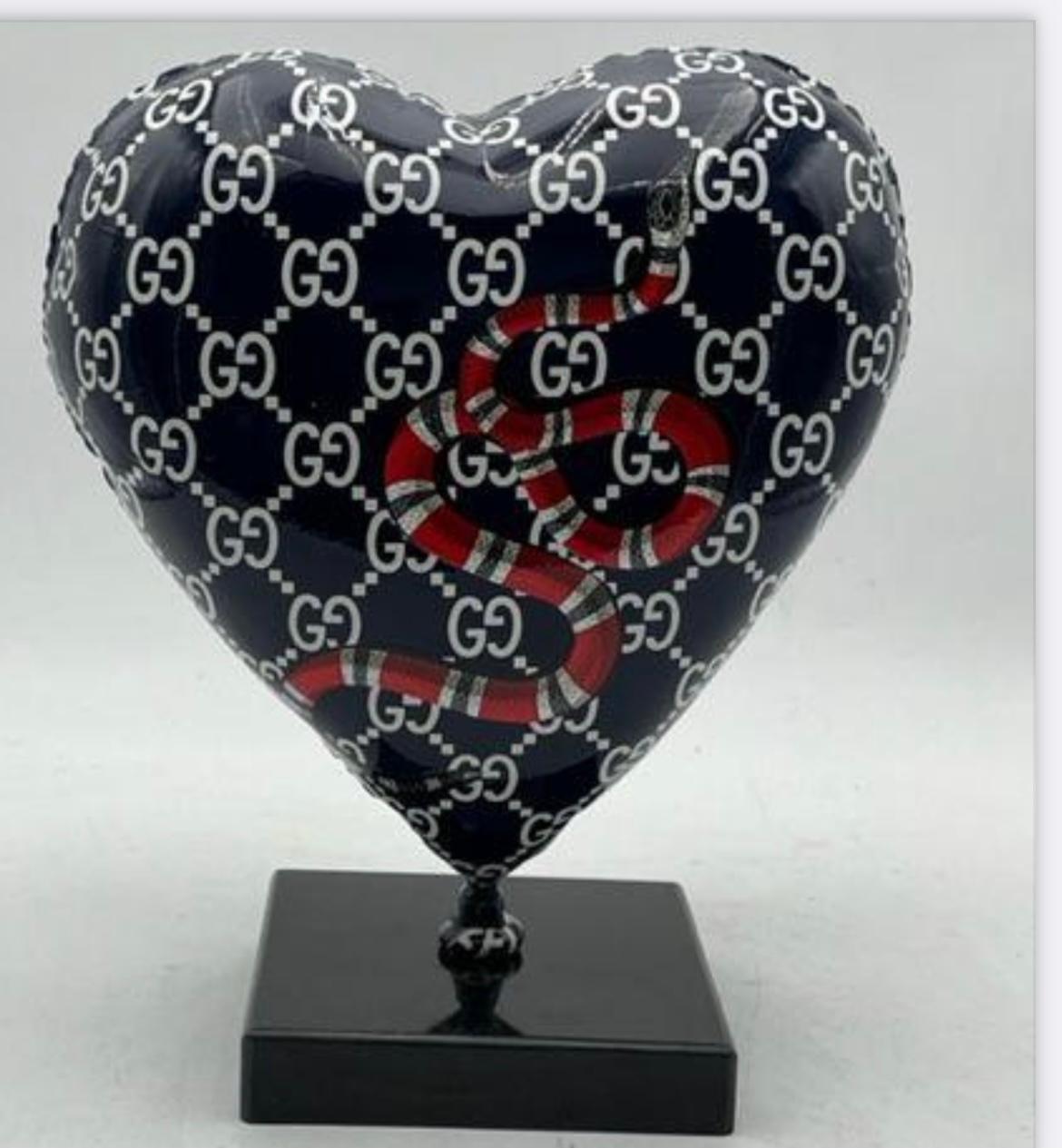 Naor - 30cm Heart GUC Tribute Snake, Blue For Sale at 1stDibs