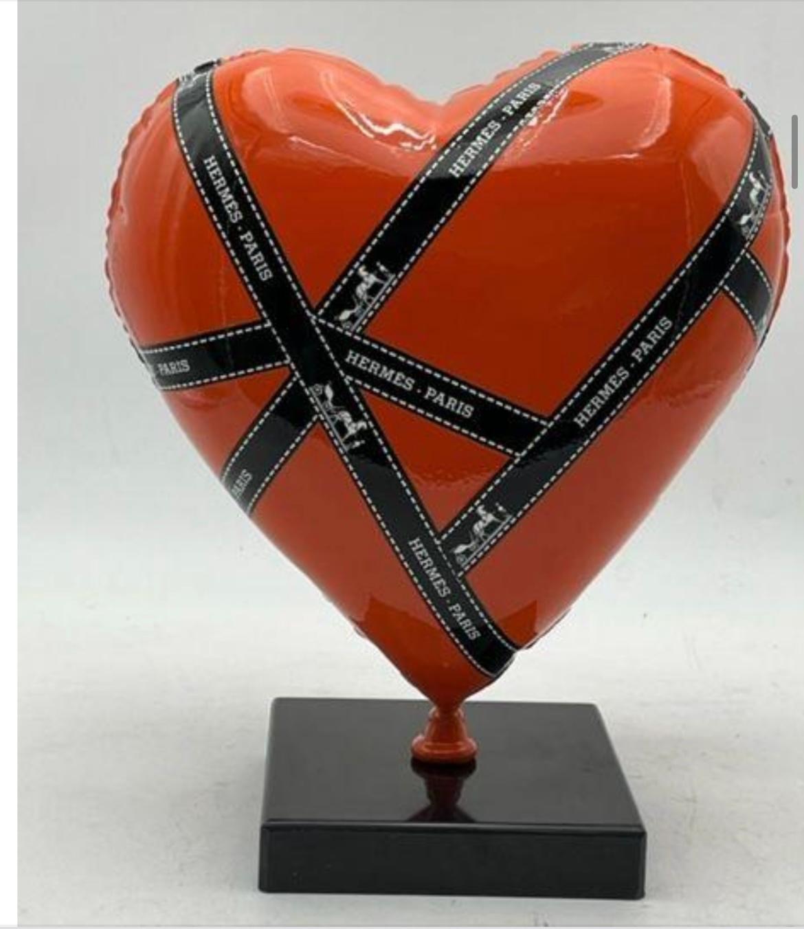 Naor - 30cm Heart H Tribute stripped For Sale at 1stDibs