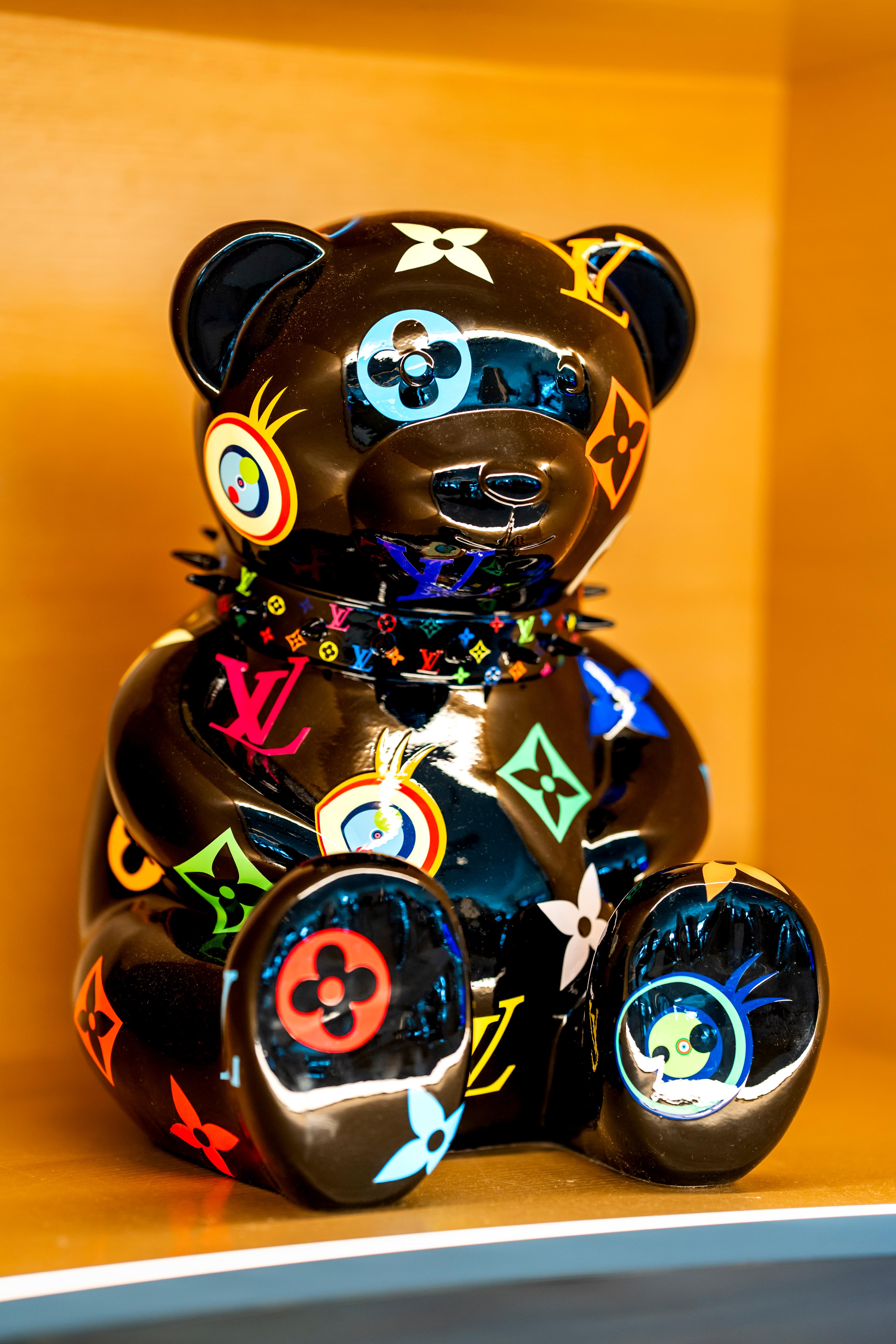 Naor - 30cm New Teddy LV Tribute Black For Sale at 1stDibs