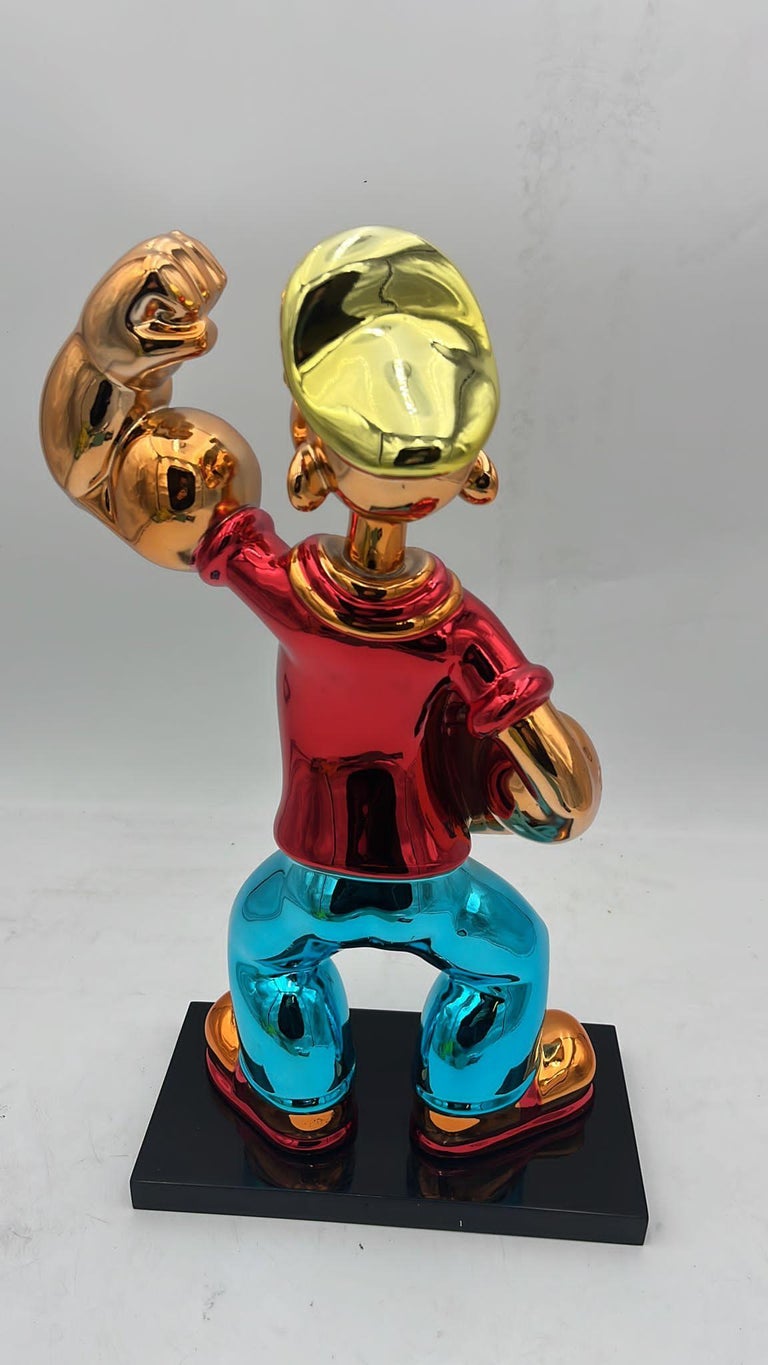 Naor - 45 cm Popeye Red and Blue For Sale at 1stDibs