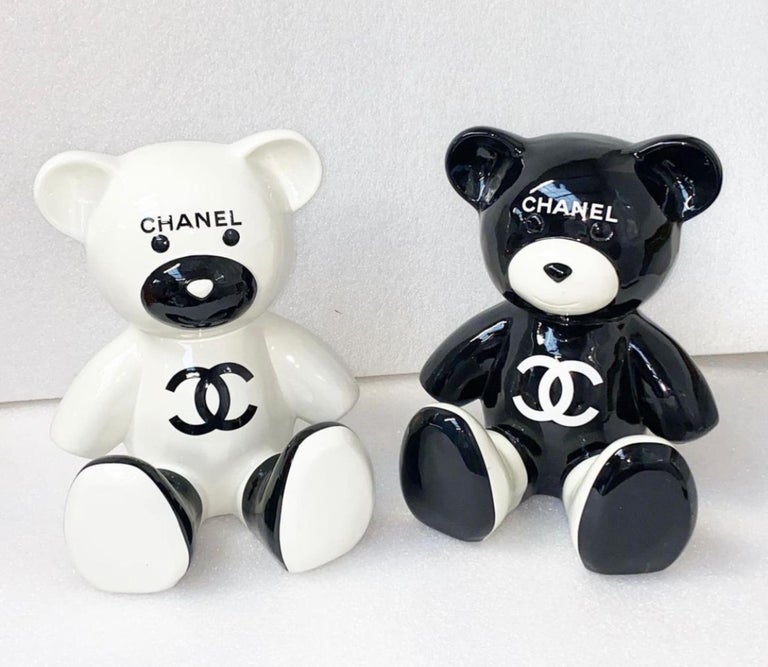 Naor - NAOR - 35cm Teddy CH Tribute, bi color White For Sale at 1stDibs