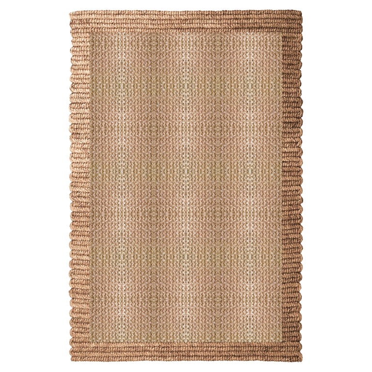 'NAP Uni' Rug in Abaca by Claire Vos for Musett Design For Sale at 1stDibs