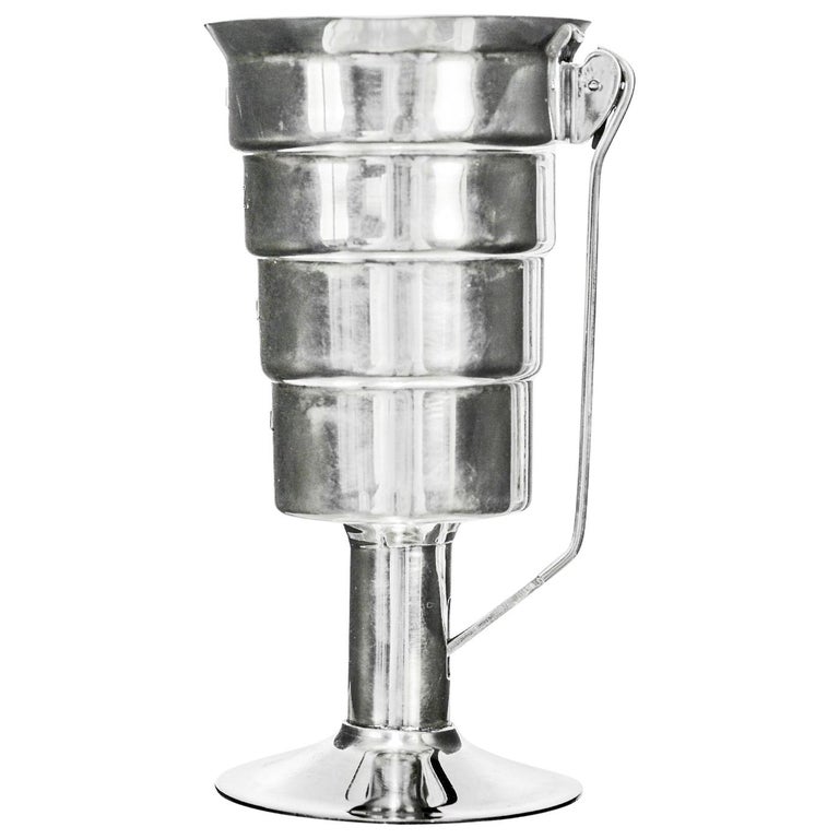 Napier Sterling Silver Mechanical Jigger for Your Bar at 1stDibs ...