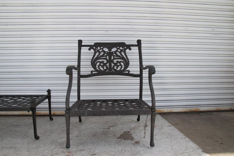 Naples Aged Bronze Aluminum Outdoor Patio Set by Fortunoff For Sale at ...