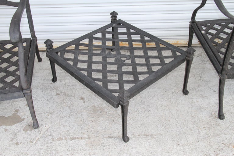 Naples Aged Bronze Aluminum Outdoor Patio Set by Fortunoff For Sale at ...