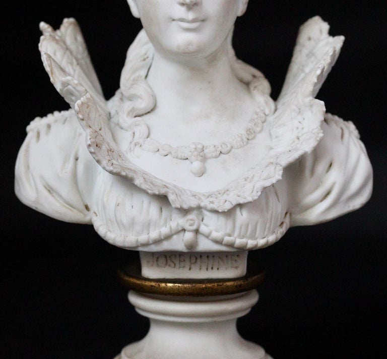 "Napoléon and Joséphine" a French 19th Century Sèvres Biscuit Pair of ...