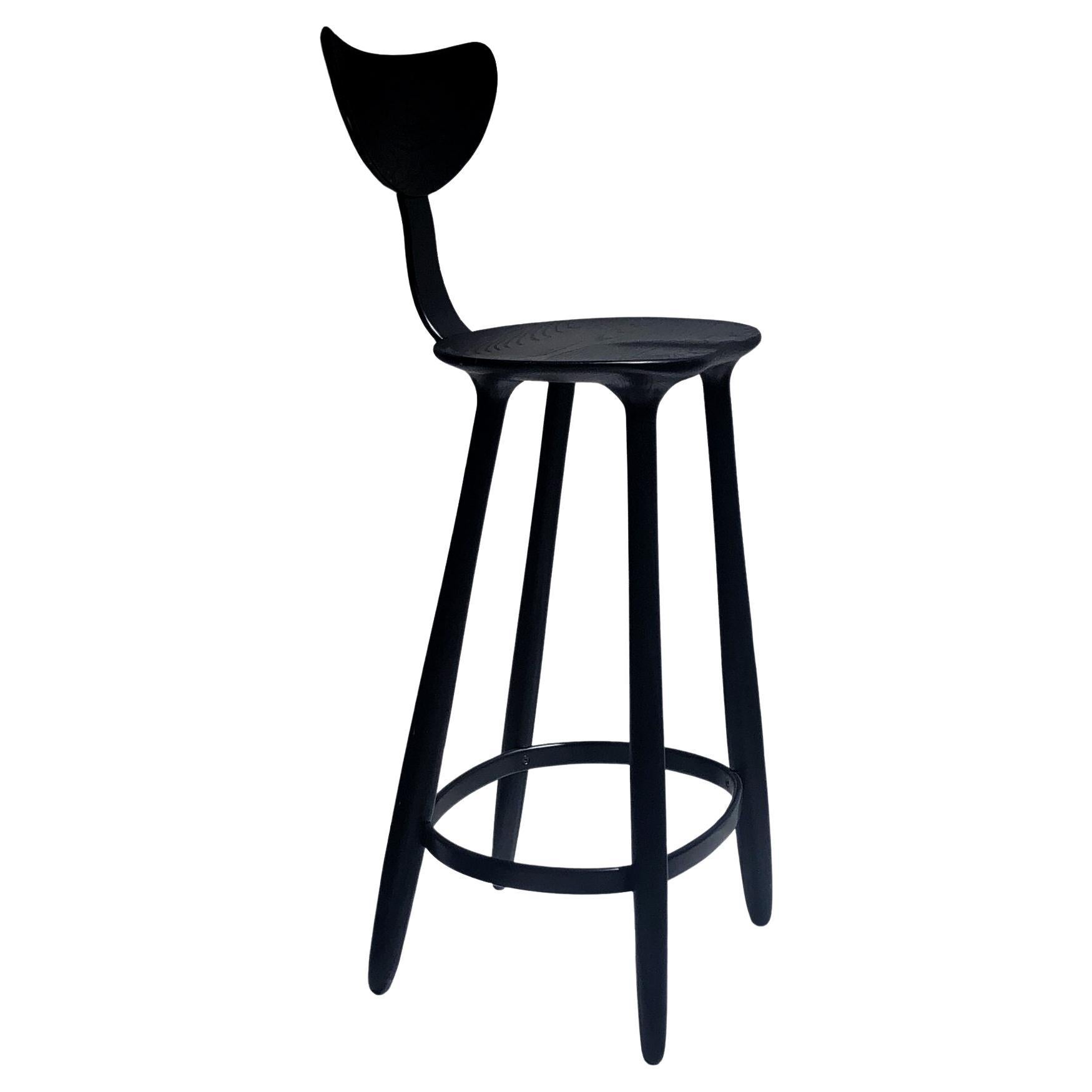 Napoleon III Black Stained Ash Daiku Armchair by Victoria Magniant For ...