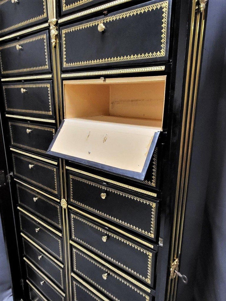 Napoleon III Boule 20 Cardboards Cabinet, France, 19th Century For Sale ...