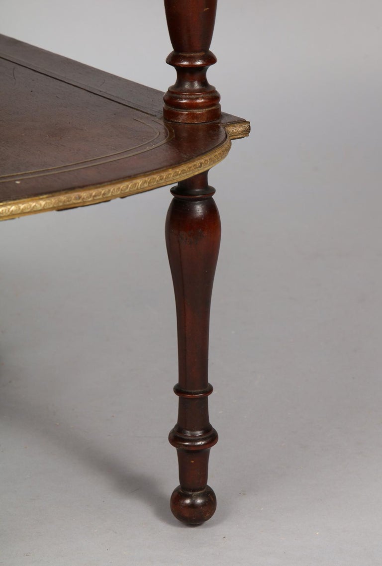 Napoleon III Brass Inlaid Mahogany Stand For Sale at 1stDibs