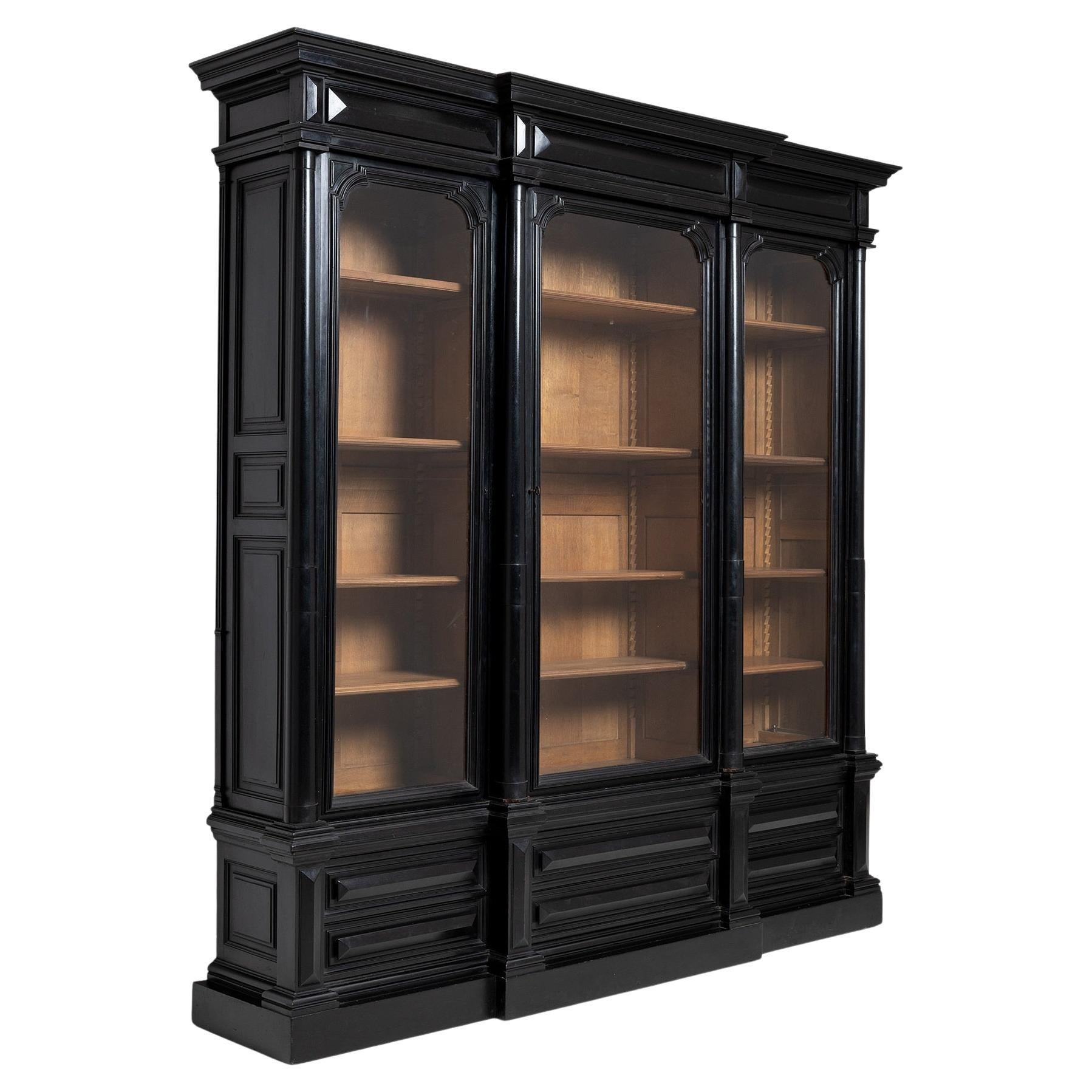 Napoleon III Ebonised Bookcase, France circa 19th Century For Sale at ...