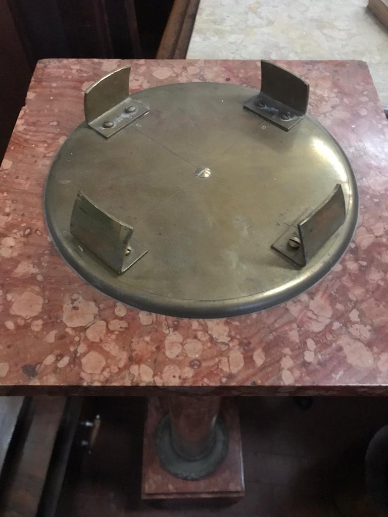 Napoleon III French Red Marble Vase, Set of 2 For Sale at 1stDibs