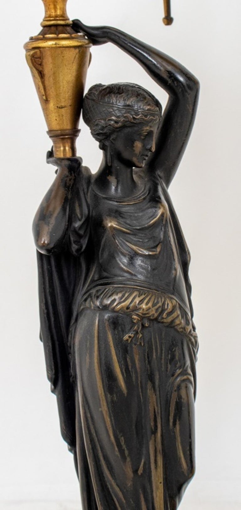 Napoleon III Gilt and Patinated Bronze Candelabra at 1stDibs