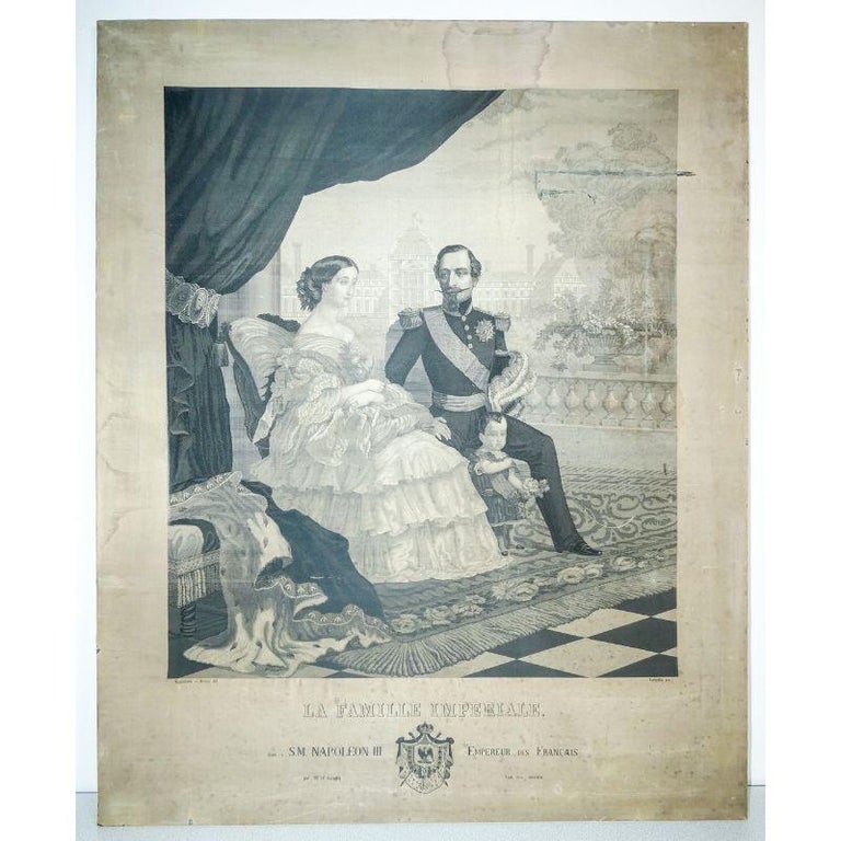 Napoleon III Silk Embroidery, Carquillat François For Sale at 1stDibs