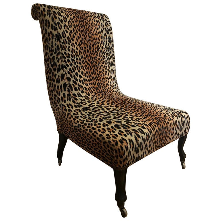 Napoleon III Slipper Chair at 1stDibs