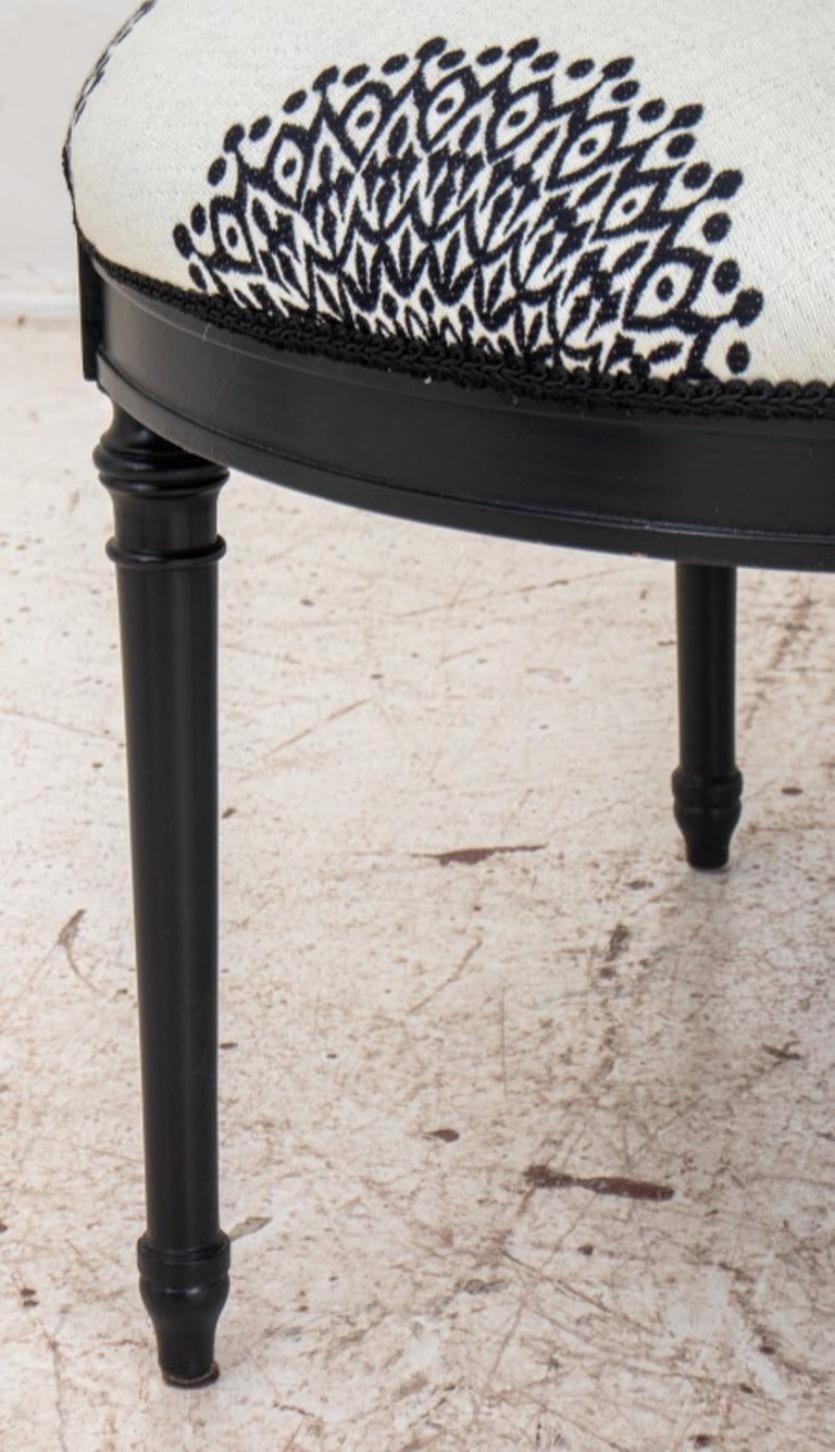 Napoleon III Style Ebonized "Indiscret" Armchair For Sale at 1stDibs