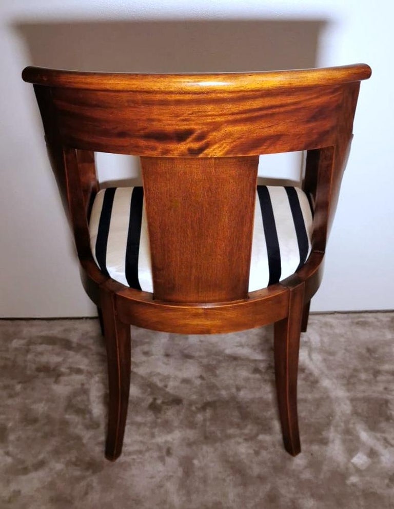 Napoleon III Style French Chair "Antique Master" Fabric Dedar For Sale ...