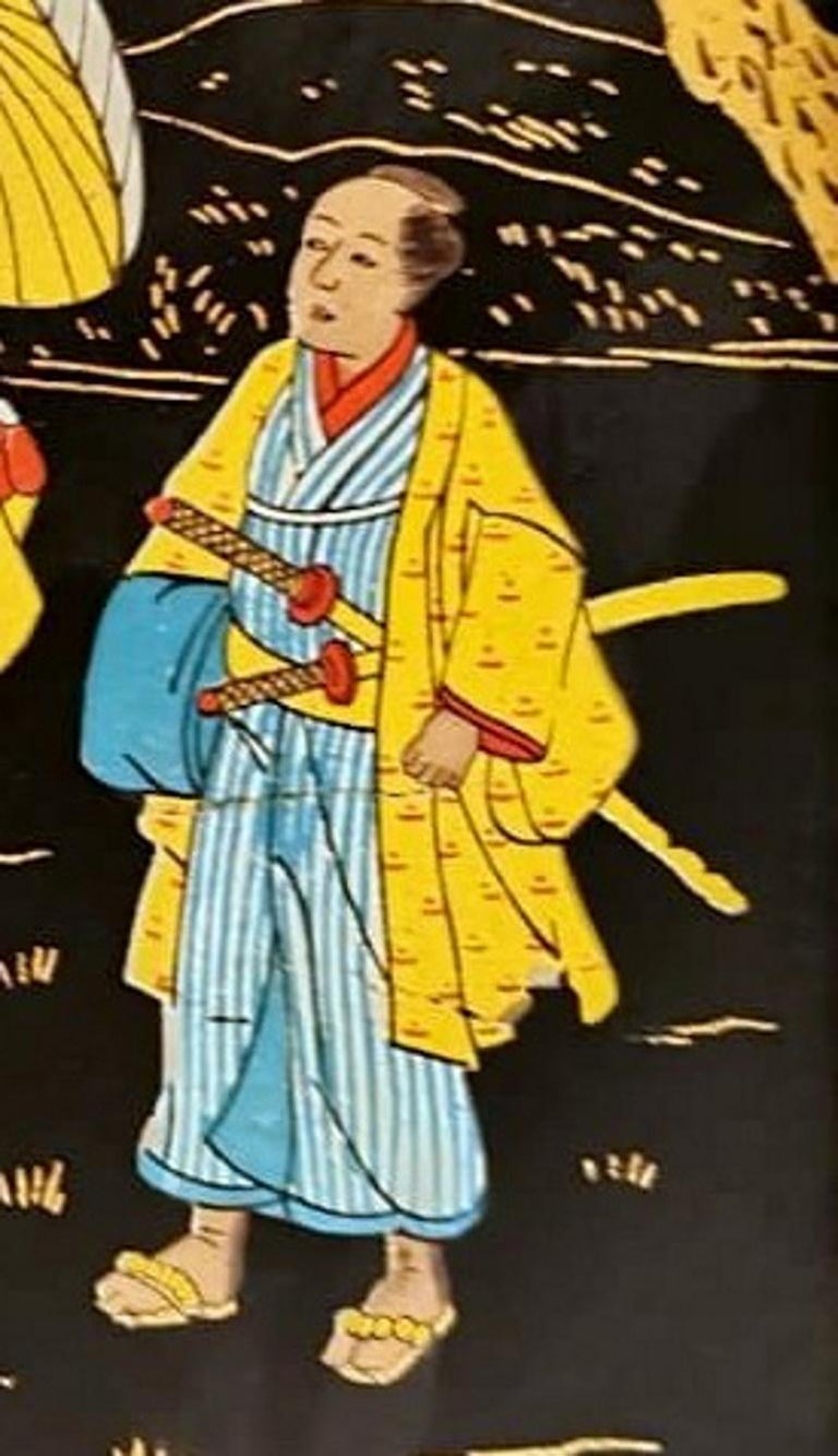 Napoleon III Style Rectangular French Chinoserie Tray For Sale at 1stDibs