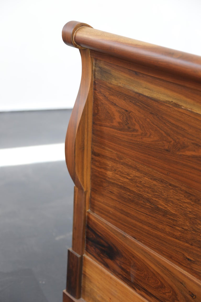 Napoleon Sleigh Daybed in Argentine Rosewood and Savel Elegance from ...