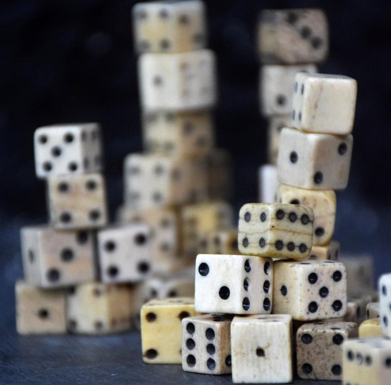 Napoleonic Prisoner of War Dice at 1stDibs