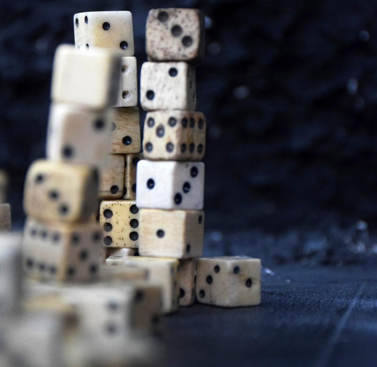 Napoleonic Prisoner of War Dice at 1stDibs