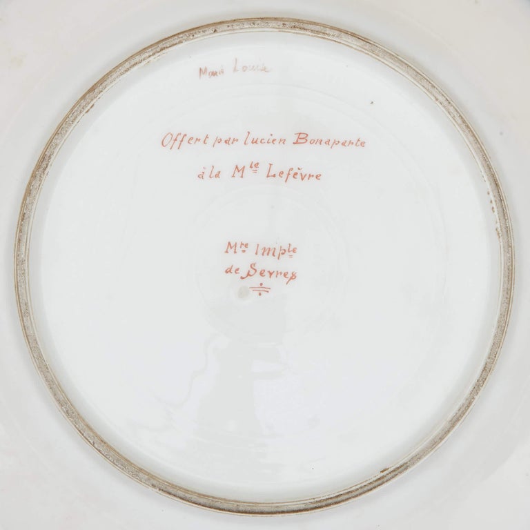 Napoleonic Sevres Style Porcelain Dessert Service at 1stDibs