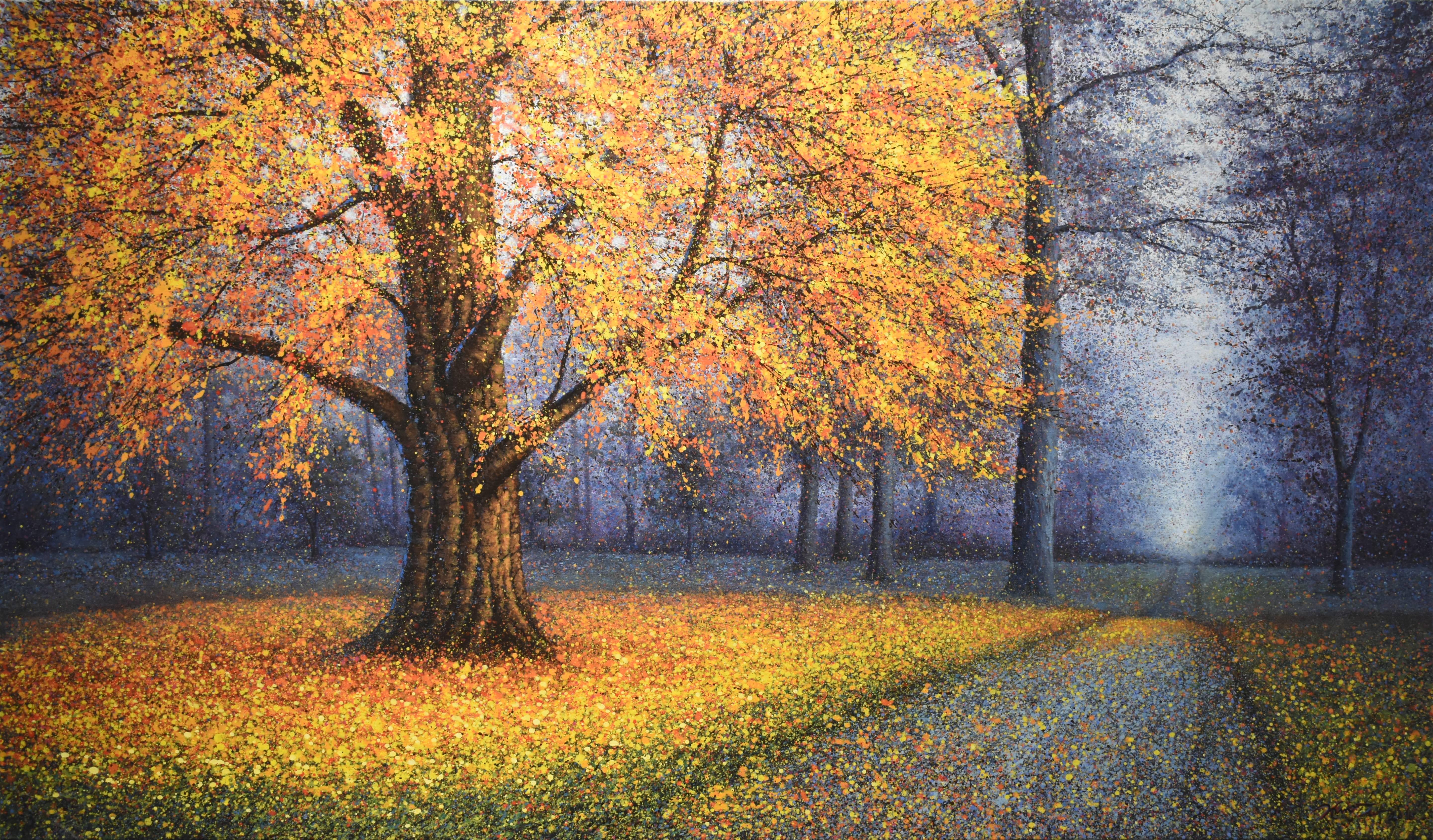 Gregory Horndeski - Wheat Field With Rain Storm at 1stDibs