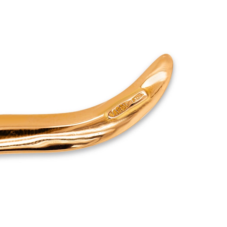 Nardi 18K Rose Gold and Diamonds Marquise Emerald Snake Drop Collar ...