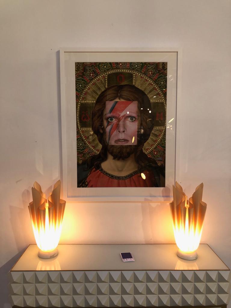 David Bowie Jesus Christ Naro Pinosa, "Untitled" Digital Collage, Spain ...
