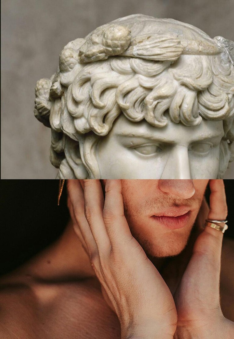 Classic Sculpture Boy Portrait Naropinosa "Untitled" Digital Collage ...