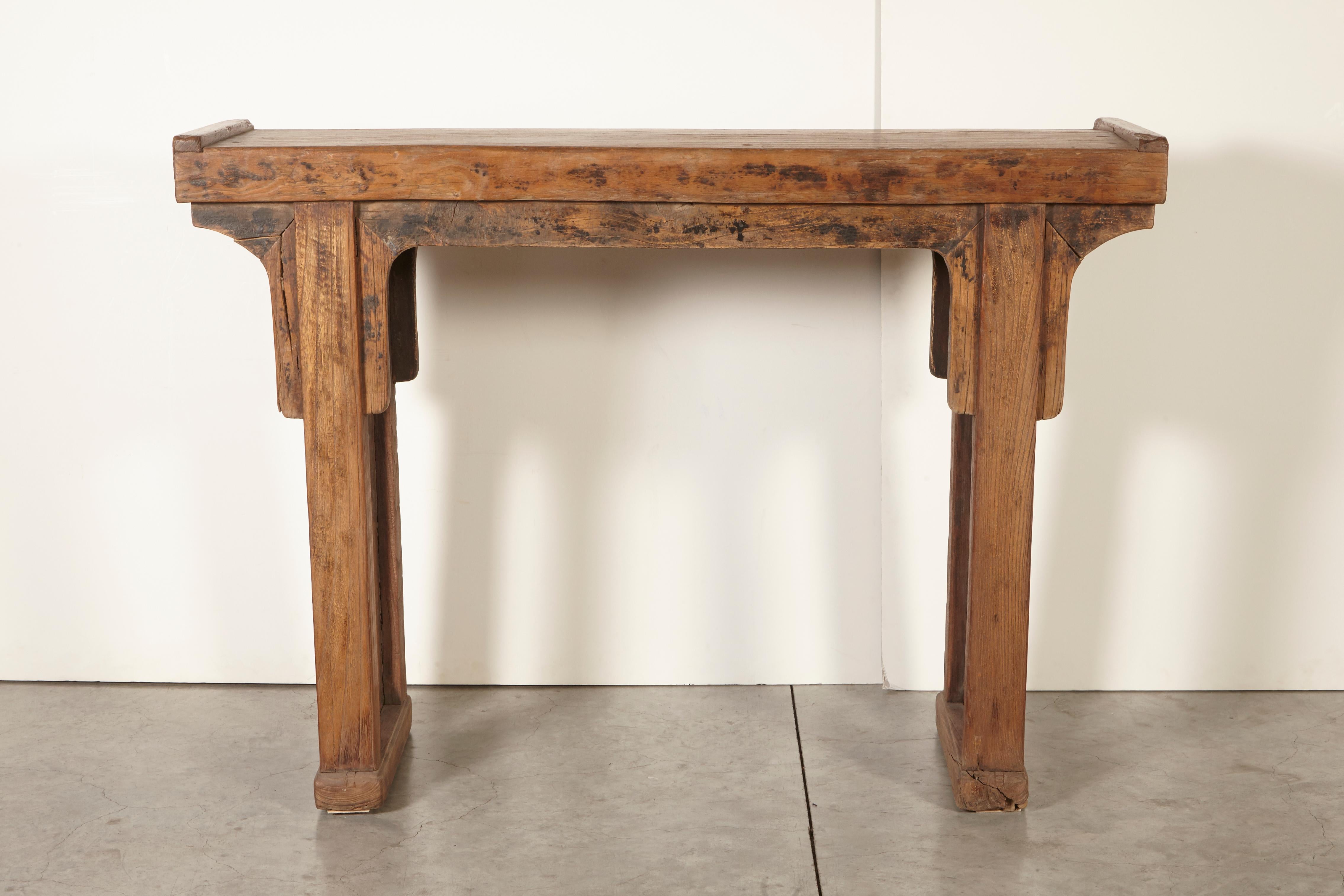 Narrow Antique Chinese Altar Table or Console For Sale at 1stDibs ...