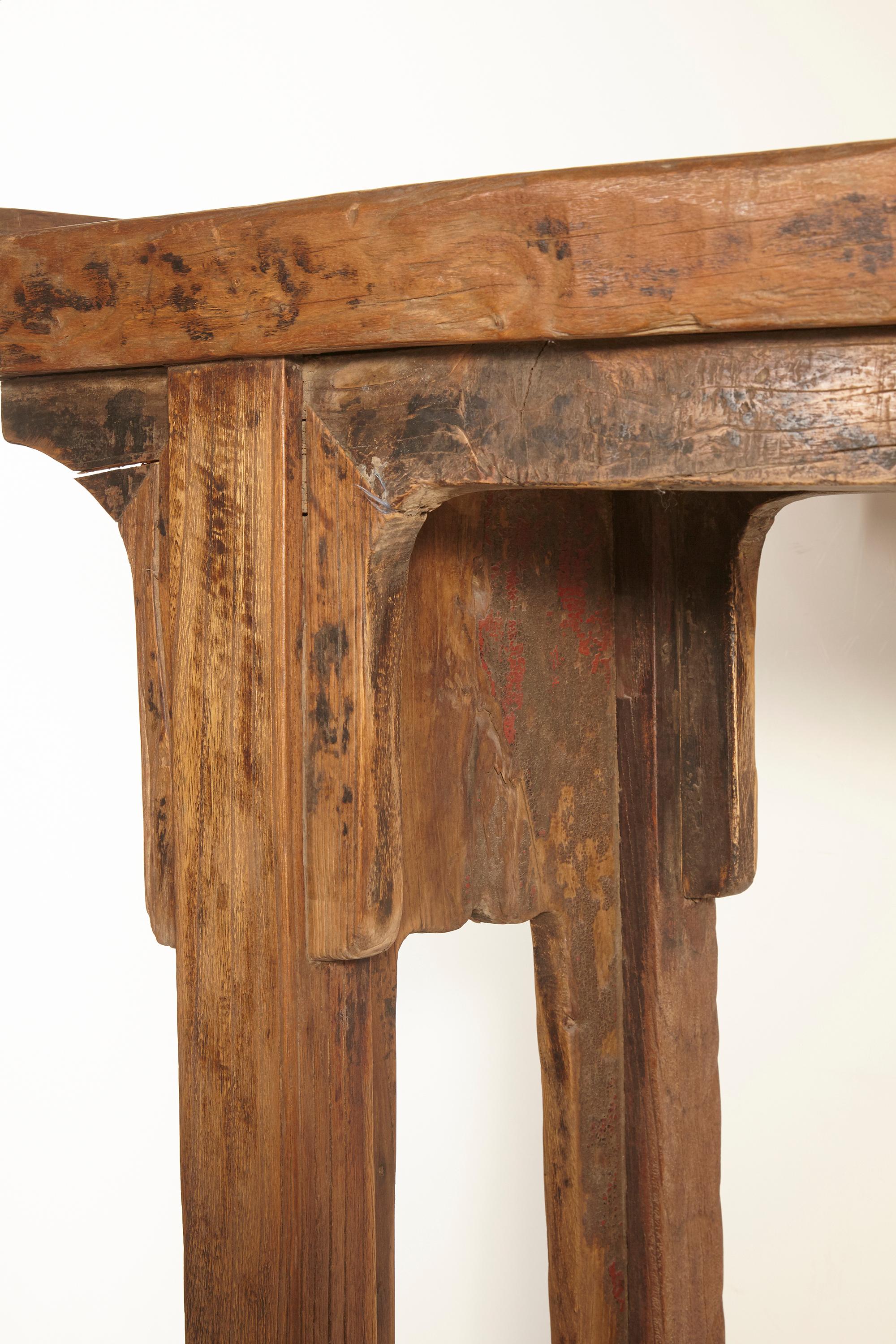 Narrow Antique Chinese Altar Table or Console For Sale at 1stDibs ...