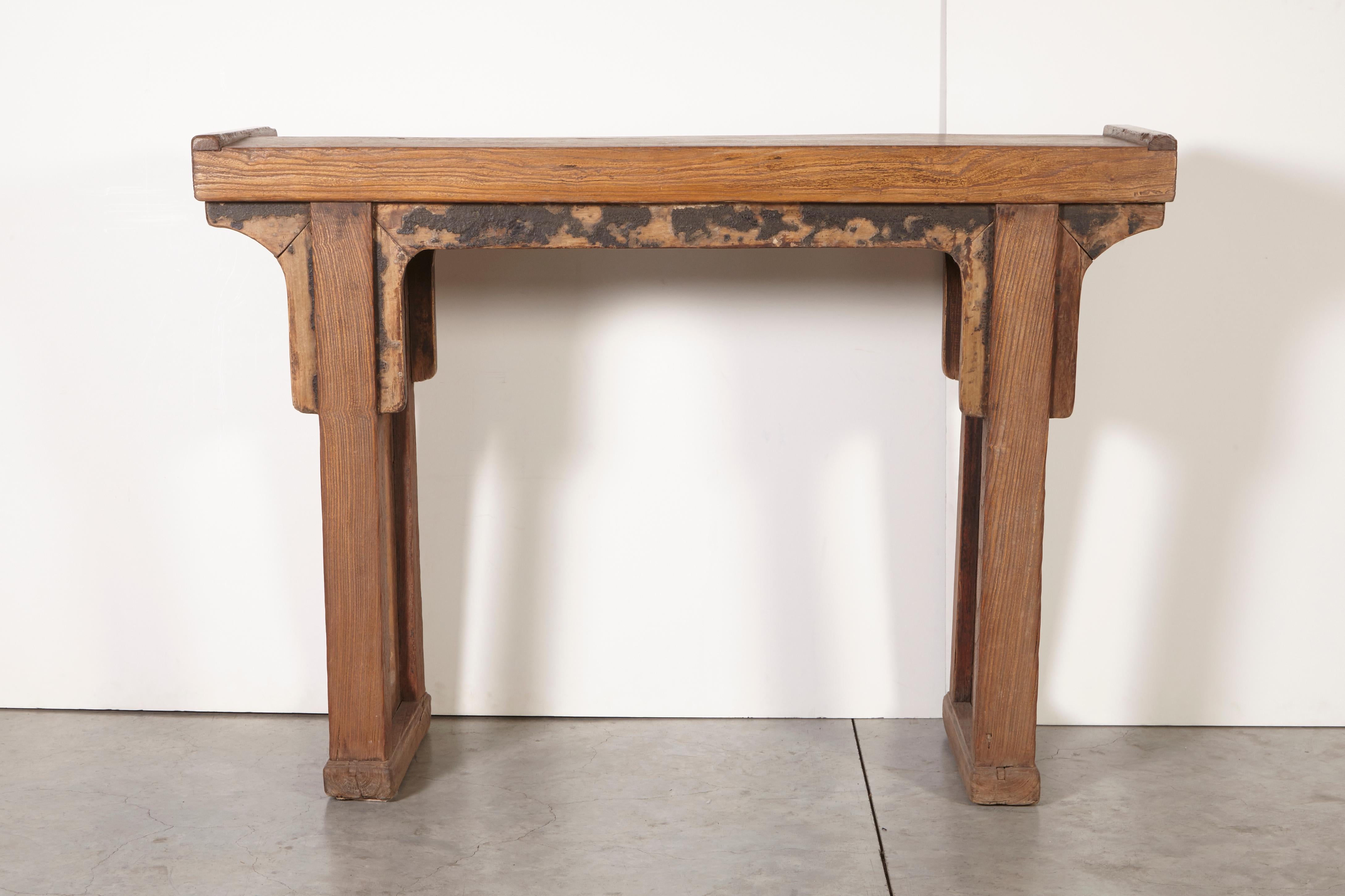 Narrow Antique Chinese Altar Table or Console For Sale at 1stDibs ...