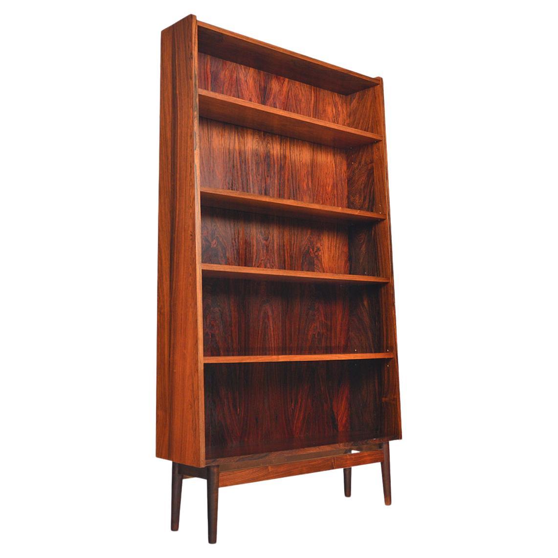 Mid-Century Modern Danish Rosewood Bookcase at 1stDibs